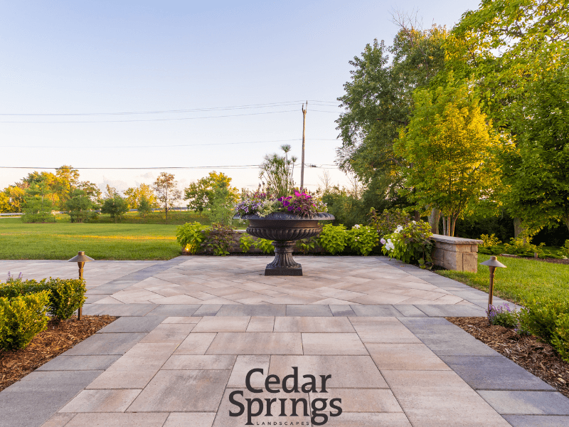 Permacon Melville 60 Slabs in Range Margaux Beige - Ontario Stone